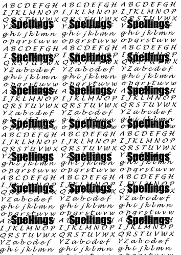 Spellings Labels | Teaching Resources