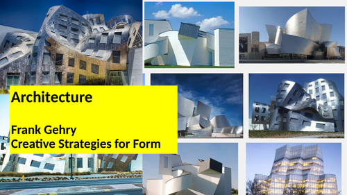 Frank Gehry Form L1 Ideation Drawing | Teaching Resources