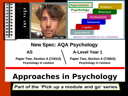 AQA A-Level Psychology: Year 1 and AS: APPROACHES IN PSYCHOLOGY Module ...