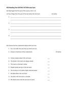 Jane Eyre Extract Test | Teaching Resources