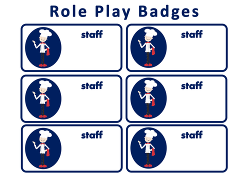 FRENCH RESTAURANT ROLE PLAY TEACHING RESOURCES KS1-2 DISPLAY FOOD ...