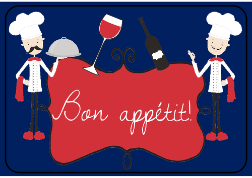 FRENCH RESTAURANT ROLE PLAY TEACHING RESOURCES KS1-2 DISPLAY FOOD ...