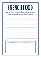 FRENCH RESTAURANT ROLE PLAY TEACHING RESOURCES KS1-2 DISPLAY FOOD ...