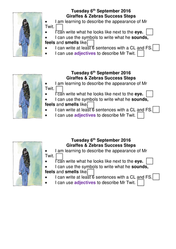 Year 2 literacy planning and all resources The Twits by Roald Dahl ...