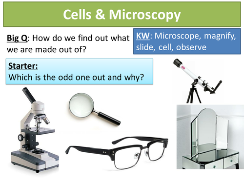 KS3 Cells & Organisation 3-4 Microscopy | Teaching Resources