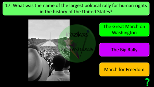 Black History Month Quiz | Teaching Resources