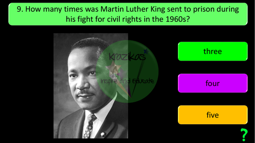 Black History Month Quiz | Teaching Resources