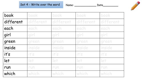 100 High Frequency Words: Spelling Worksheets | Teaching Resources