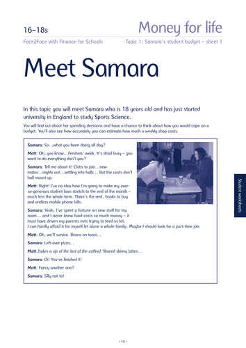 PSHCEE Citizenship Whole Unit Scheme of Work on Personal Finance ...