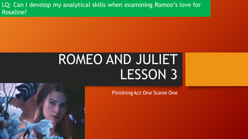 year 10 Romeo and Juliet | Teaching Resources
