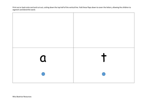 Phase 2 Phonics- Lift the flap words | Teaching Resources