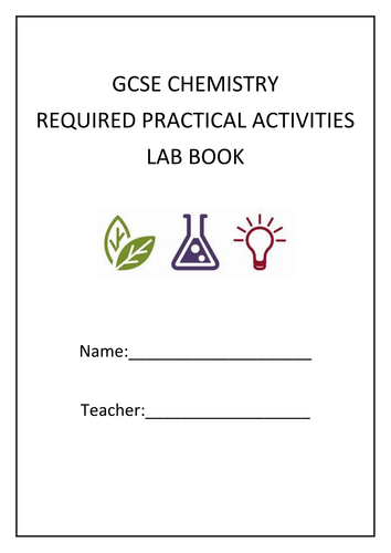 Chemistry AQA GCSE Lab Book Required Practicals. | Teaching Resources