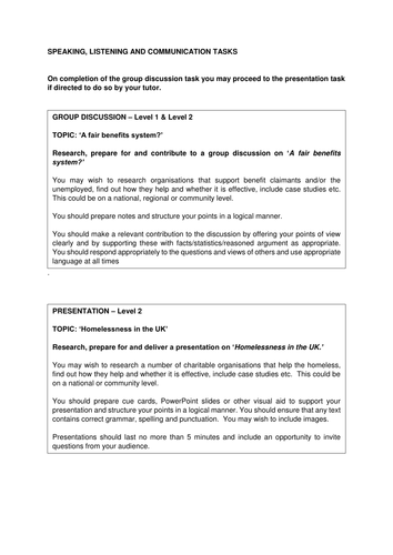 Harsh Times Speaking & Listening Tasks | Teaching Resources