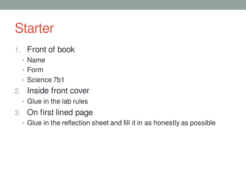 Introduction to science unit | Teaching Resources