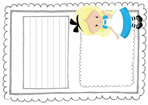 ALICE IN WONDERLAND STORY TEACHING RESOURCES EYFS KS1-2 ENGLISH DISPLAY ...