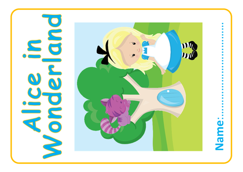 ALICE IN WONDERLAND STORY TEACHING RESOURCES EYFS KS1-2 ENGLISH DISPLAY ...