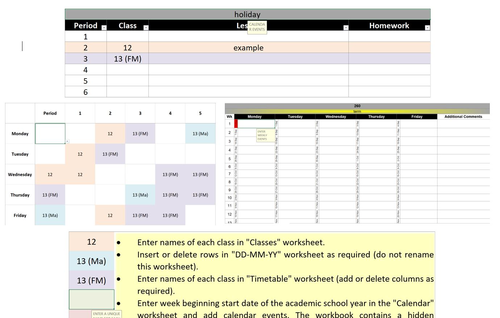 Teacher Planner | Teaching Resources