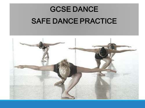 GCSE New Spec Safe Dance Practice | Teaching Resources