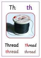 Digraph flashcards - wh ph sh ch th ng and ck | Teaching Resources