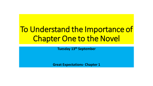 Great Expectations AQA- Chapter 1 (Lesson) | Teaching Resources Great Expectations AQA- Chapter 1 (Lesson) | Teaching Resources