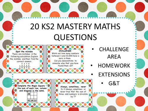 MASTERY MATHS BUNDLE | Teaching Resources MASTERY MATHS BUNDLE | Teaching Resources