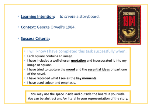 Nineteen Eighty Four (1984) by George Orwell | Teaching Resources