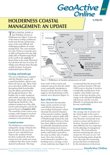 Holderness Coastline Case Study: Coastal landforms and coastal defences ...