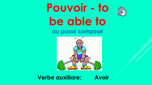 French: Stage 2: The Perfect Tense | Teaching Resources