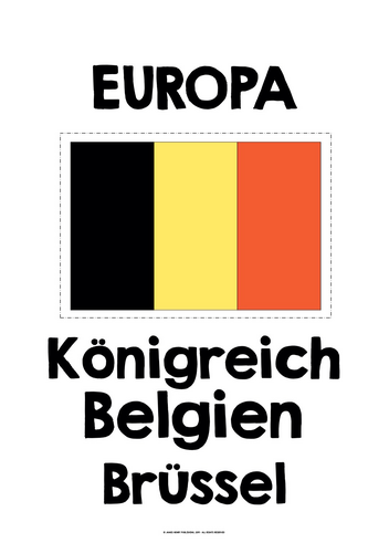 GERMAN EUROPE POSTERS FLASHCARDS | Teaching Resources