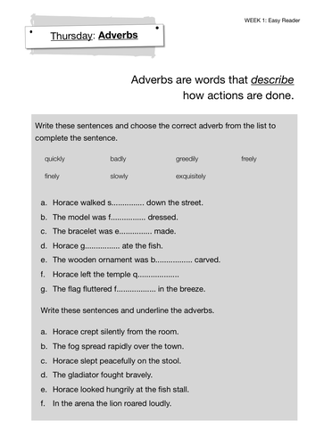 Horace Visits A Roman Town (age 7-11 years) | Teaching Resources