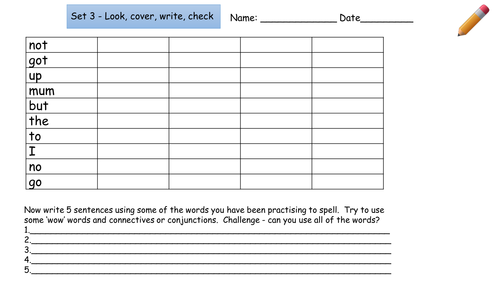 first-one-hundred-high-frequency-words-differentiated-spelling-practice