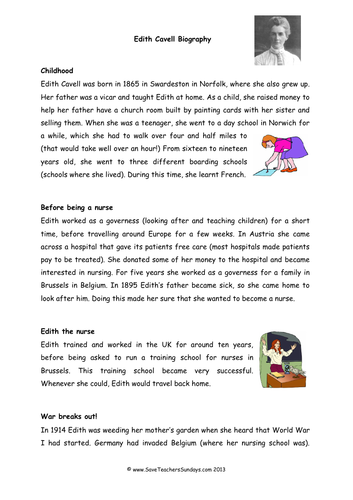 Mary Seacole, Florence Nightingale and Edith Cavell Year 2 Planning and ...