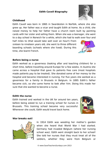 Mary Seacole, Florence Nightingale and Edith Cavell Year 2 Planning and ...