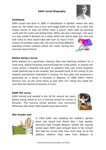 Mary Seacole, Florence Nightingale and Edith Cavell Year 2 Planning and ...