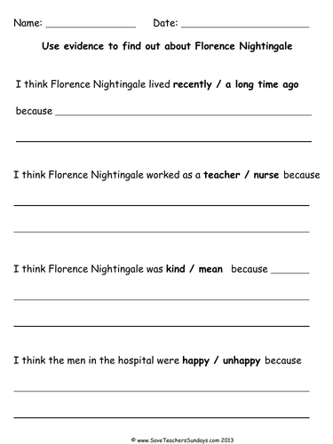 Mary Seacole, Florence Nightingale and Edith Cavell Year 2 Planning and ...