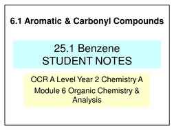 NEW OCR A Level Chemistry - Aromatic Compunds | Teaching Resources