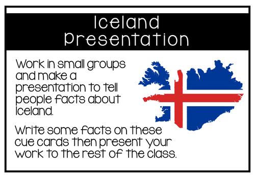 ICELAND TEACHING RESOURCES ICELANDIC LANGUAGE key stage 2-4 EUROPE ...