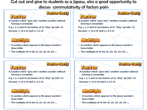 Multiples and Factors Farm- KS2 Topic Intro Lessons | Teaching Resources