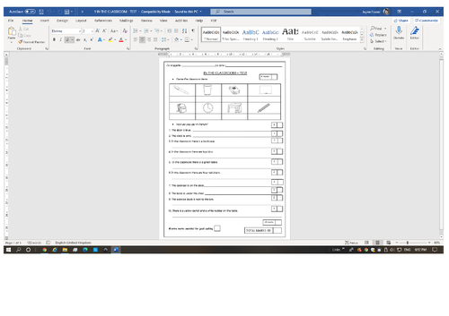 FRENCH - Dans La Salle De Classe - KS2 - Worksheets | Teaching Resources
