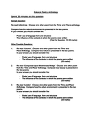 Edexcel GCSE Poetry anthology questions | Teaching Resources
