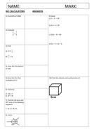 Foundation GCSE Maths Revision Sheets | Teaching Resources