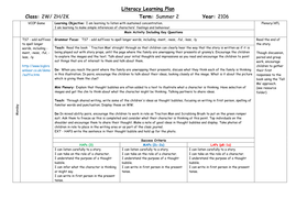 Literacy Learning Plan - Traction Man | Teaching Resources