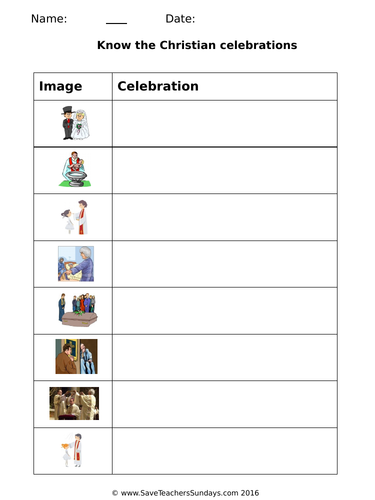 Christian Celebrations KS1 Lesson Plan, PowerPoint and Worksheet ...