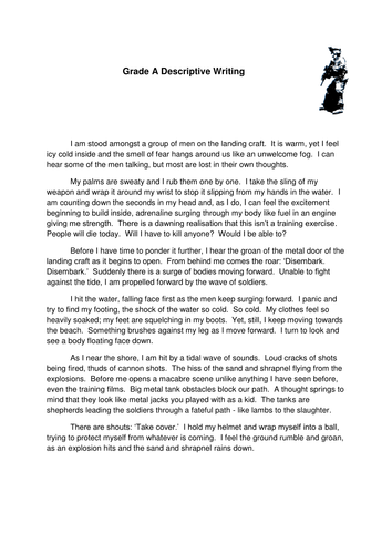 Descriptive Writing - Resources for GCSE English | Teaching Resources