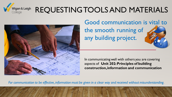 Communication in construction | Teaching Resources