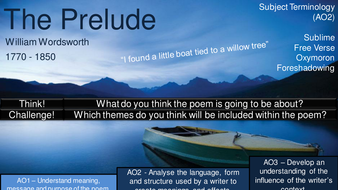 The Prelude - William Wordsworth - AQA Poetry - Power and Conflict ...