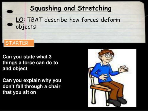 Squashing and stretching Activate Kerboodle | Teaching Resources