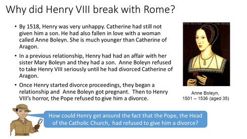 Why did Henry VIII break with Rome? | Teaching Resources