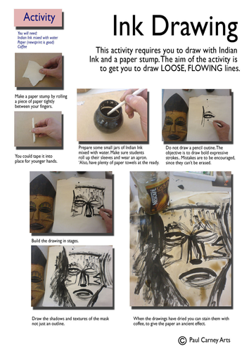 Ink art technique | Teaching Resources