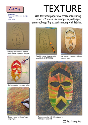 Texture skills sheet | Teaching Resources